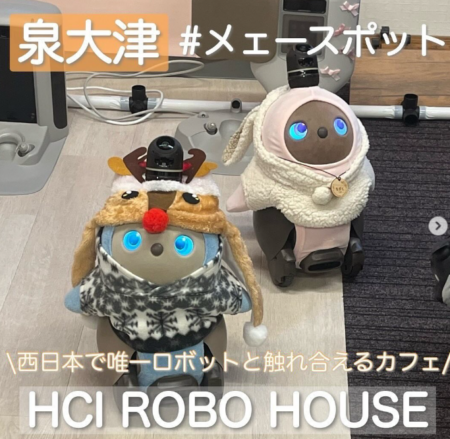 【HCI ROBO HOUSE-ロボットカフェ-】西日本で唯一！働くロボットと触れ合えるカフェ 可愛いダンスや歌のサービスも！ - 泉大津カルチャー